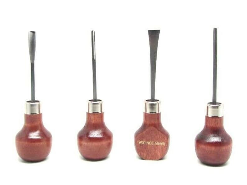 Linoleum Gunsmith Craft Palm Tools Gouge Beginners RAMELSON USA 117x4 ...