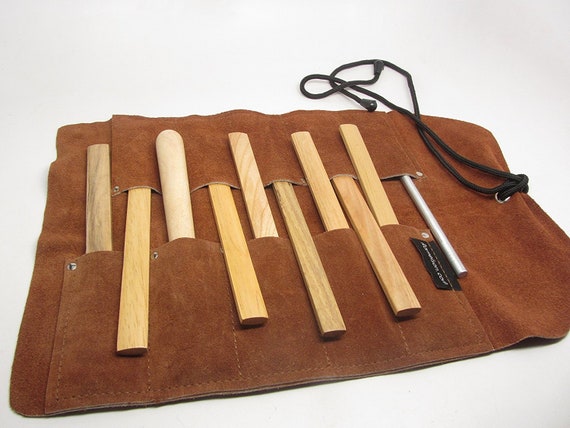 Gouge Chisel Aazon.co: 10pc Wood Carving Wood Block Tools & Leather ...