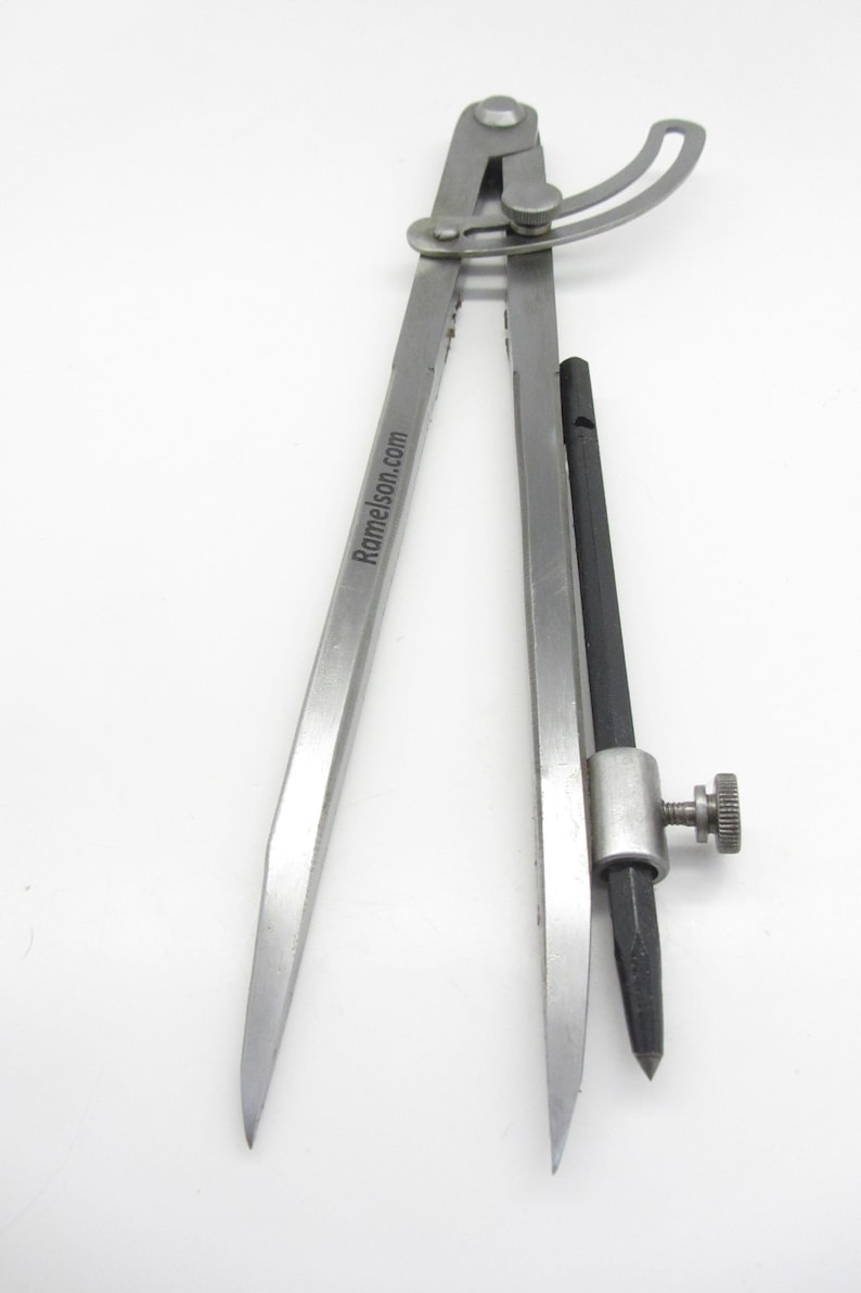 UJ Ramelson Wing Compass Caliper Divider With Brass Holder and Carbide ...