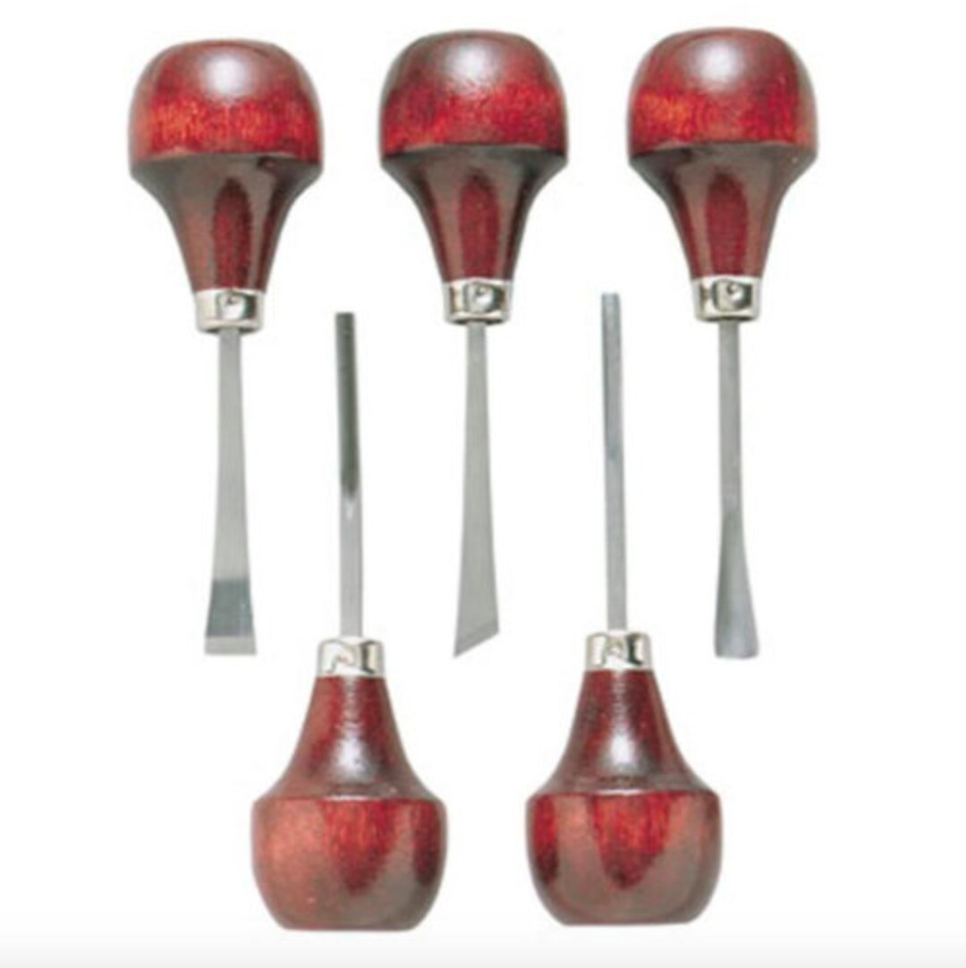 Woodcarving Gunsmith Tools Hobby Craft Palm Chisels Beginners RAMELSON ...