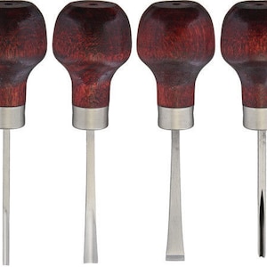 6pc Woodcarving Gunsmith Tools Hobby Craft Palm Chisels Beginners ...