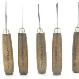 Ramelson 5 Piece Sub Miniature Detail Palm Carving Set 107H - Etsy