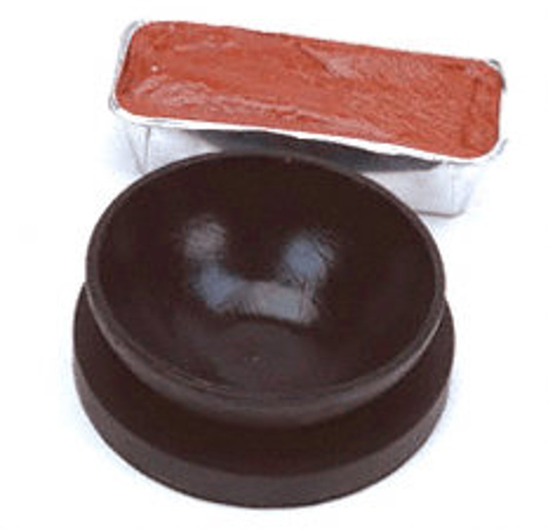 German Red Pitch 4.4lbs, 8" Bowl and Pad Chasing Goldsmith Silversmith ...