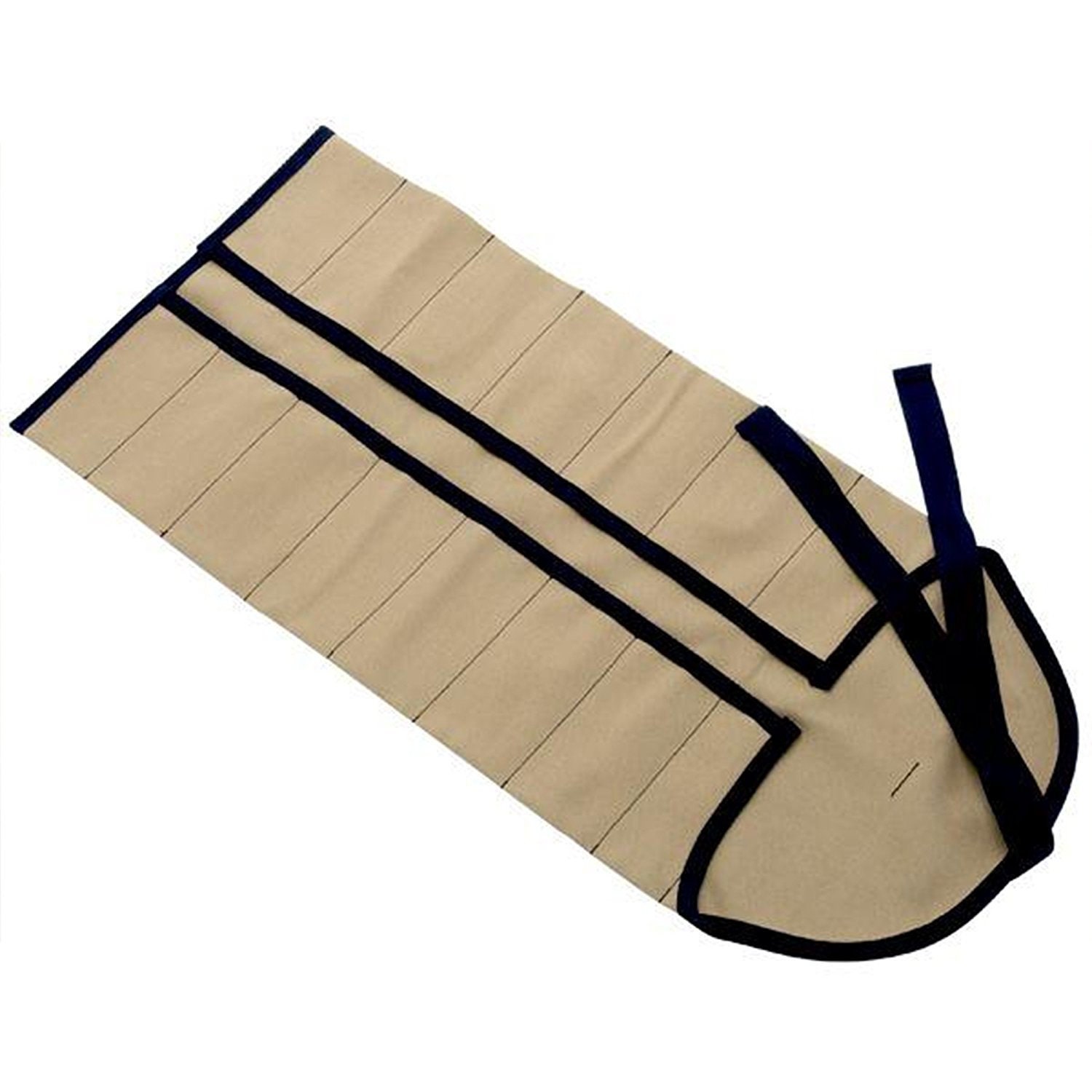 UJ Ramelson 15 Pocket Canvas Tool Roll for Woodcarving, Chisels, Gouges ...