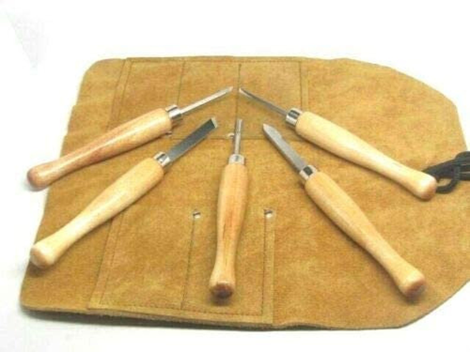 5pc Mini Lathe Wood/Pen Wood Turning Tools w/Tool Roll | Etsy