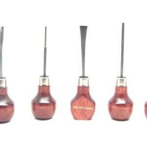 Woodcarving Gunsmith Tools Hobby Craft Palm Chisels Beginners RAMELSON ...