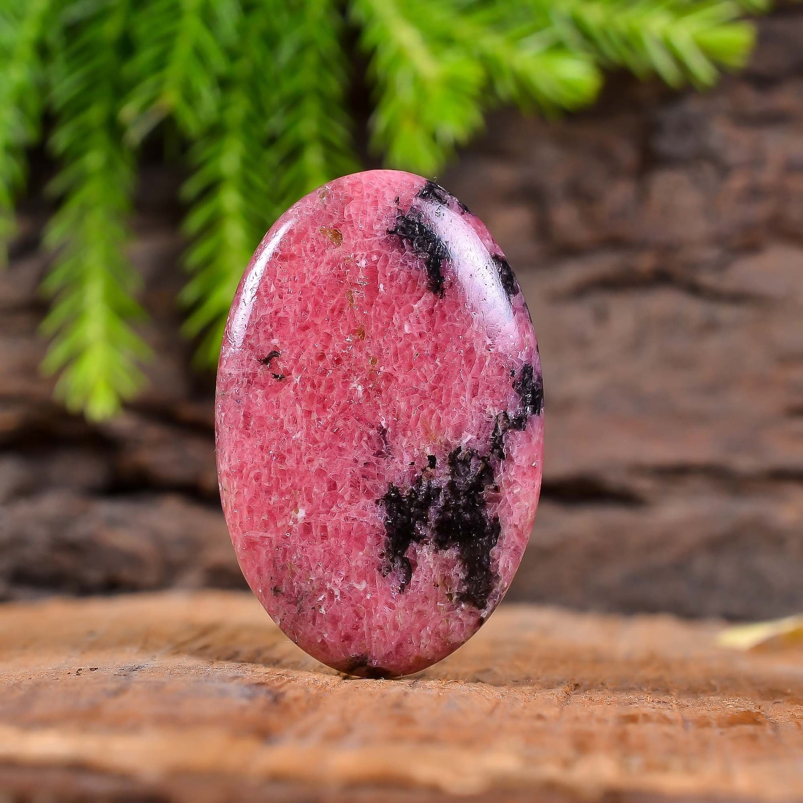 Natural Pink Rhodonite Cabochon Rhodonite Oval Shape Cabochon - Etsy UK