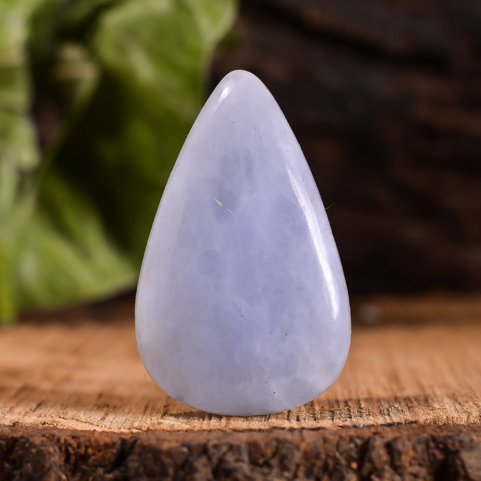 58Cts Natural Blue Calcite Cabochon Blue Calcite Pear Shape | Etsy