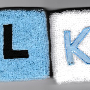 2 X Wristle Bound Embroiderd Letter - Etsy