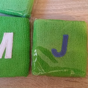 2 X Wristle Bound Embroiderd Letter - Etsy