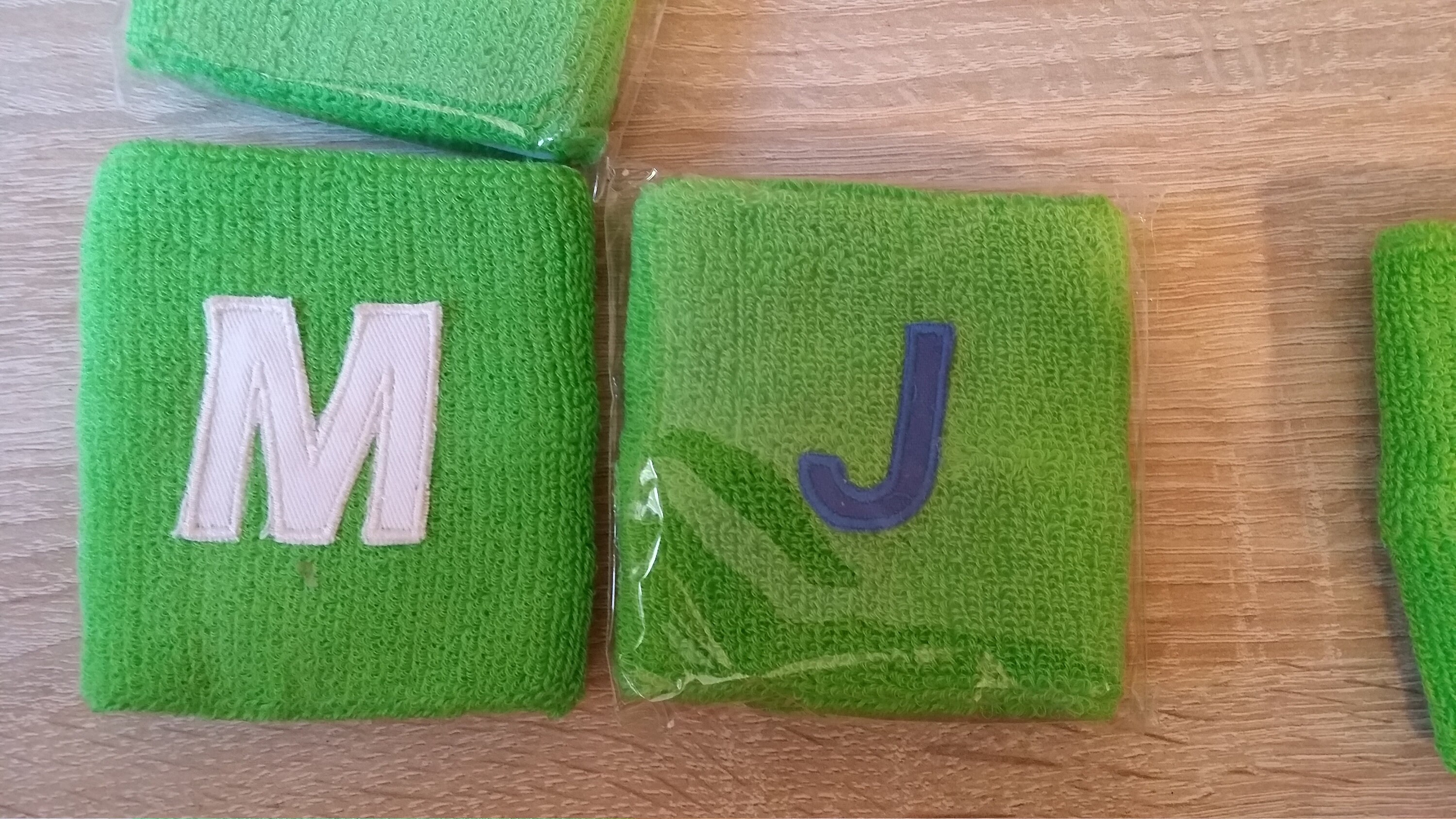 2 X Wristle Bound Embroiderd Letter - Etsy