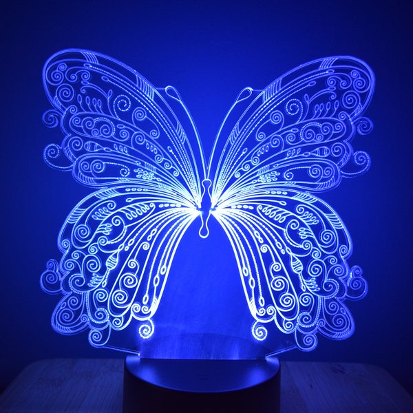 Butterfly Led - Etsy