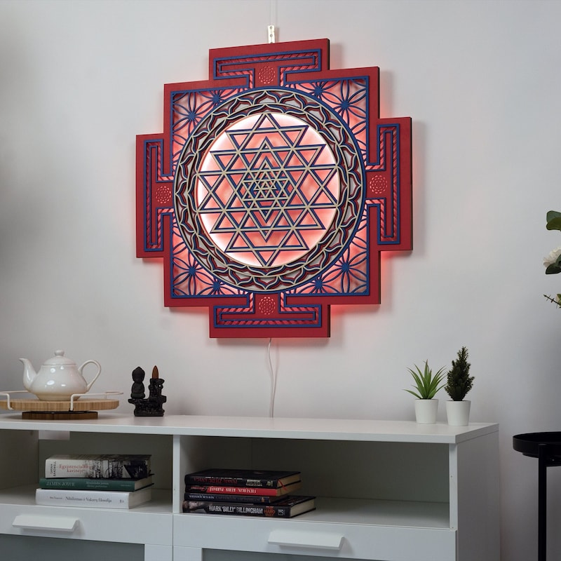 Sacred Geometry Lamp - Etsy
