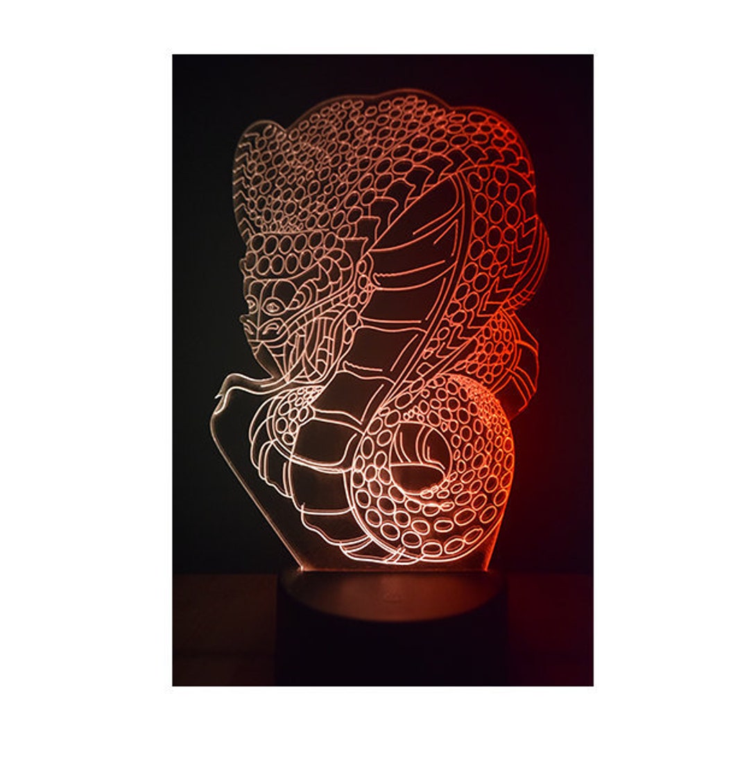 Snake Lamp Led Lamp Snake Decor - Etsy