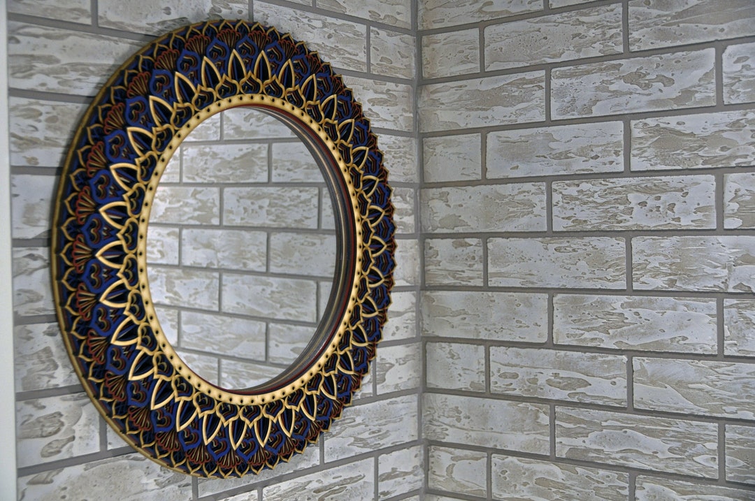 MIRROR MANDALA DECOR, Radiate Elegance and Harmony With Handcrafted ...