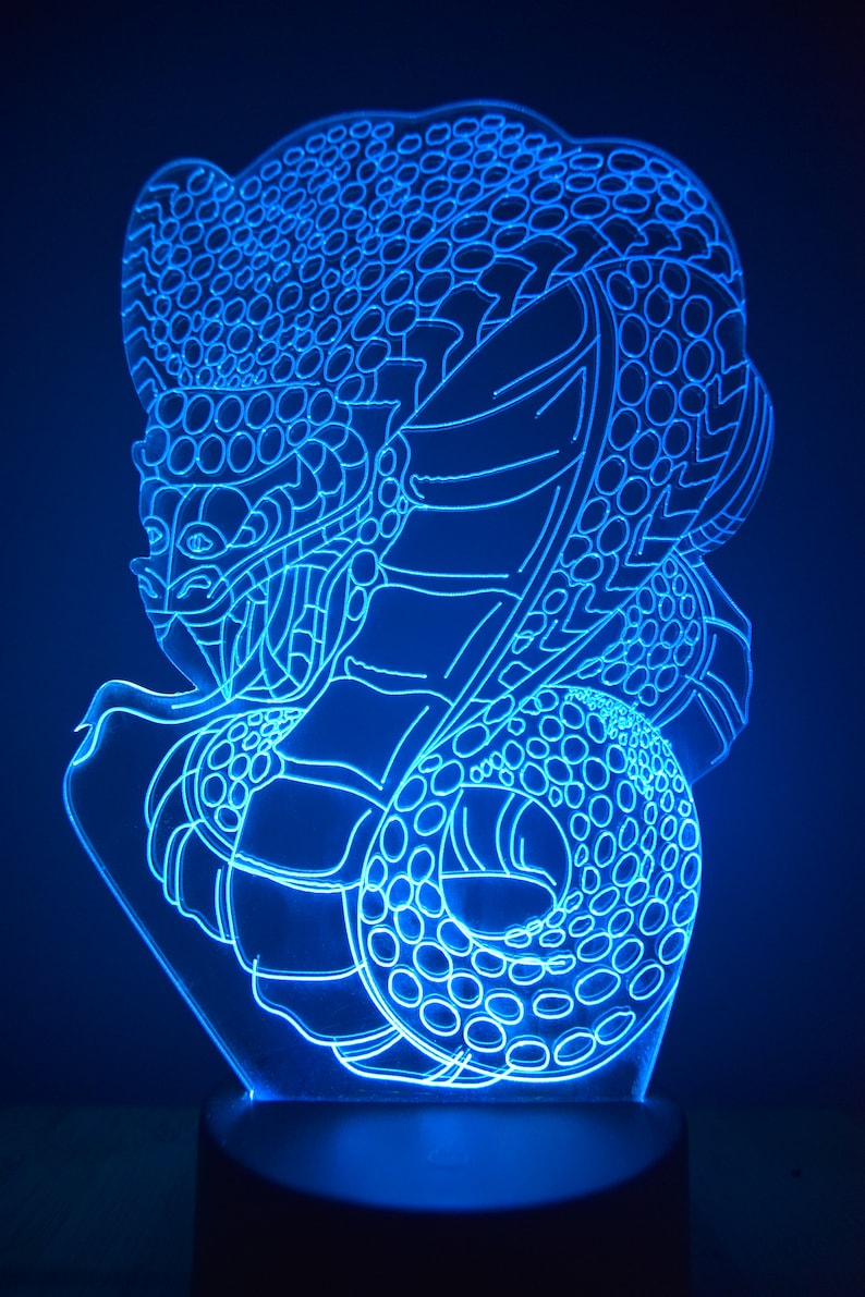 Snake Lamp Led Lamp Snake Decor | Etsy