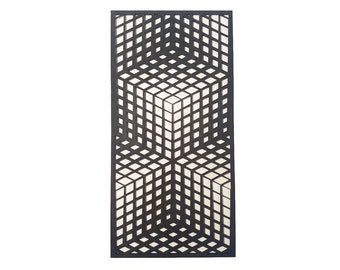 Optical Illusion Stencil - Etsy UK