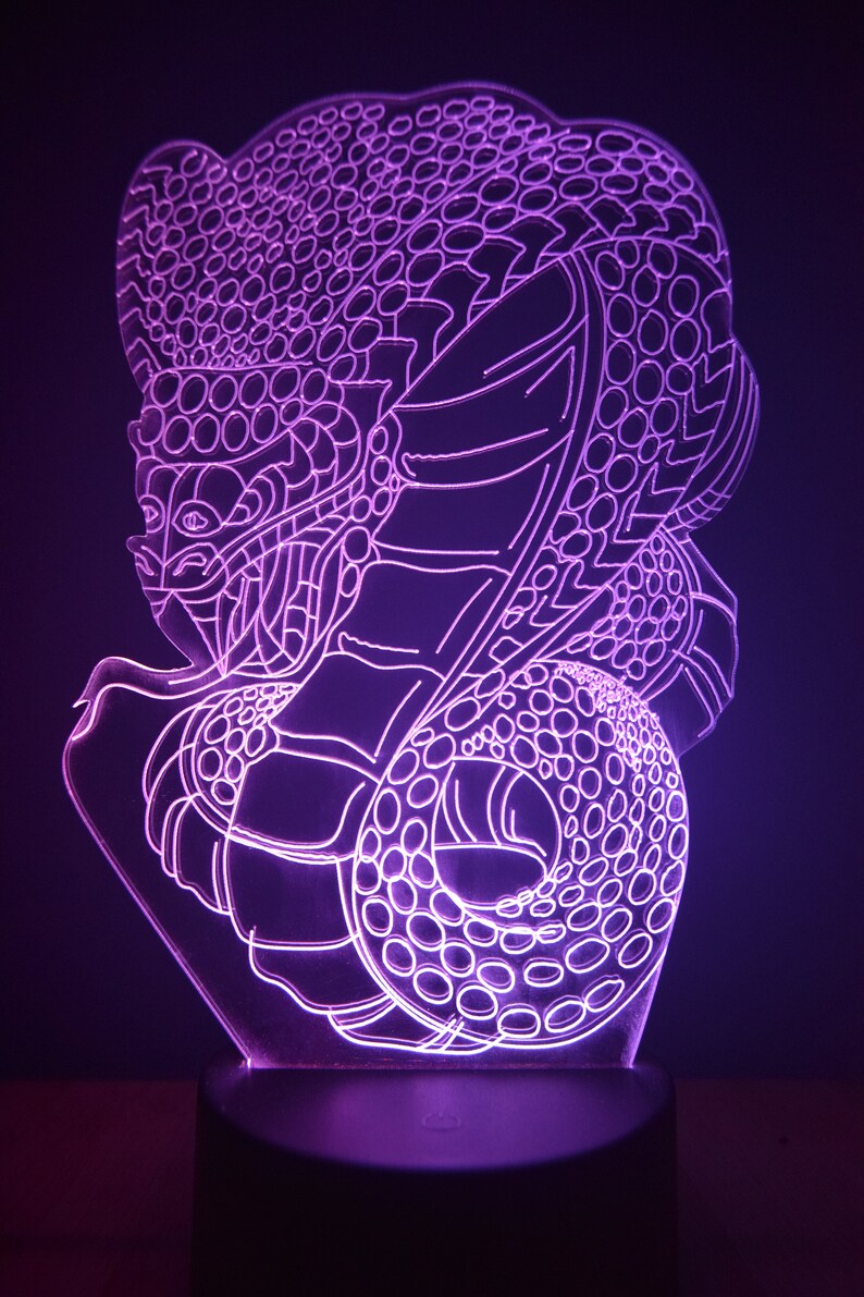 Snake Lamp Led Lamp Snake Decor | Etsy