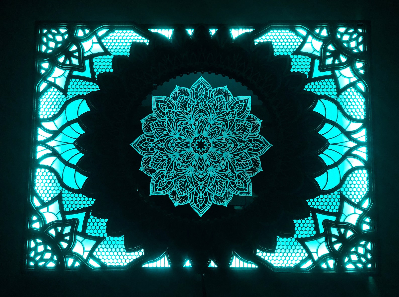 MANDALA LED FLOWER Led Light Enhance Your Home Decor With a - Etsy