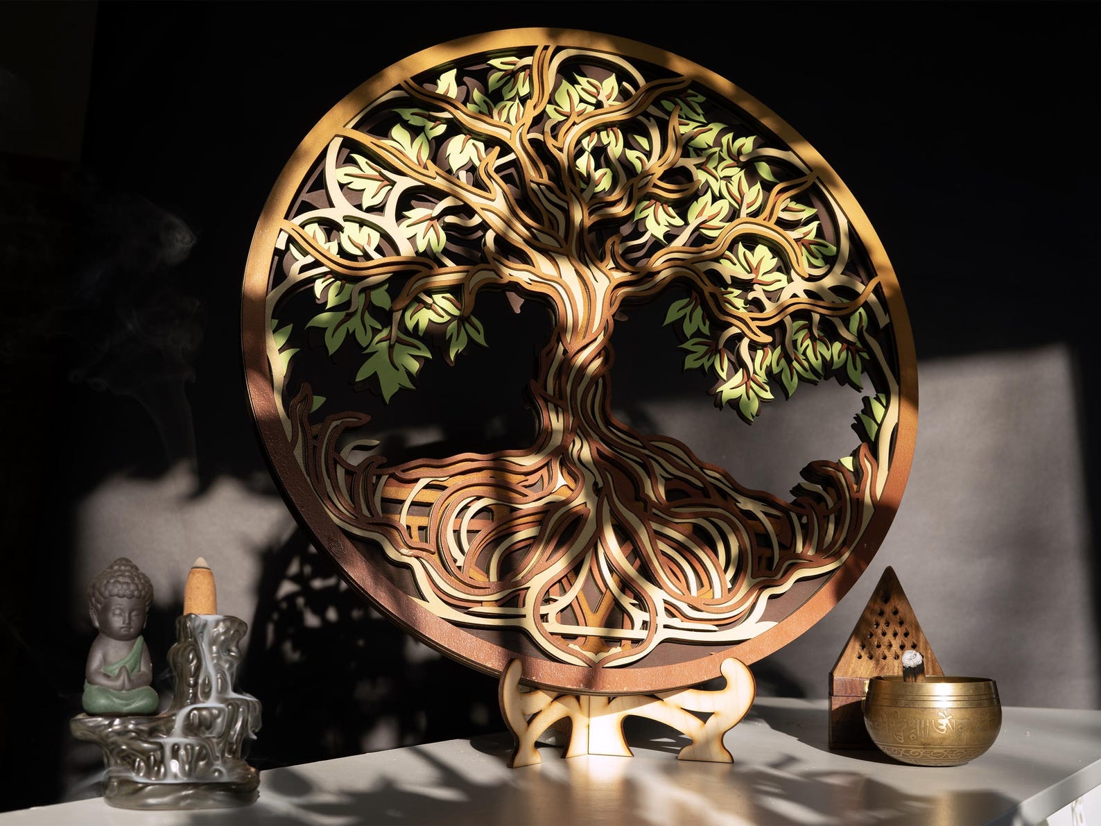 Tree of Life – Layered Wooden Boho Wall Art for Home Decor - Etsy