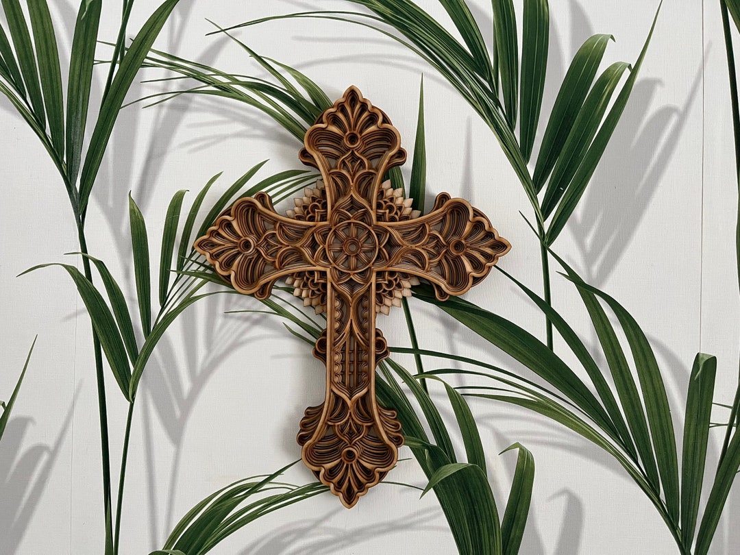 Wooden Cross Christian Wall Decor Christian Religious Decor Christian ...