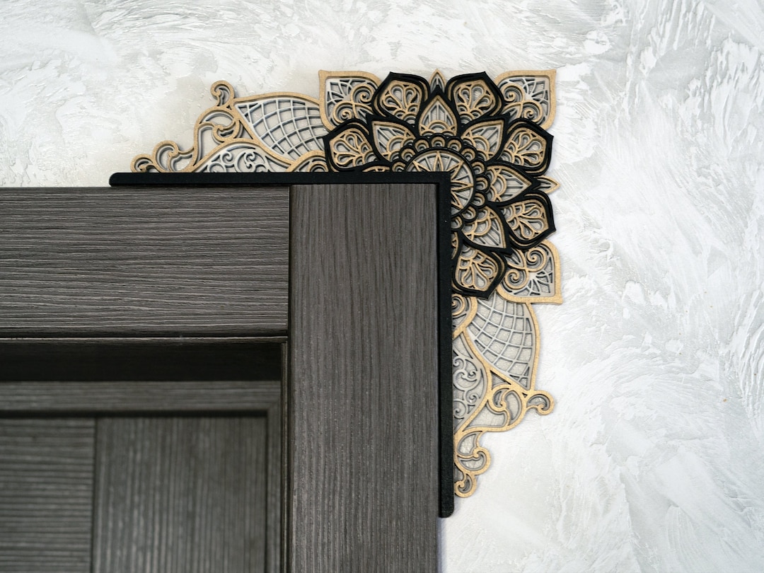 DOORWAY TOPPER CORNER: Intricate Mandala Design for a Stunning Entrance ...