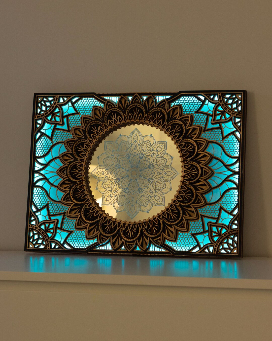 MANDALA LED FLOWER Led Light Enhance Your Home Decor With a - Etsy