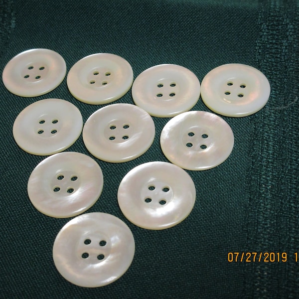 Mother of Pearl Buttons - Etsy