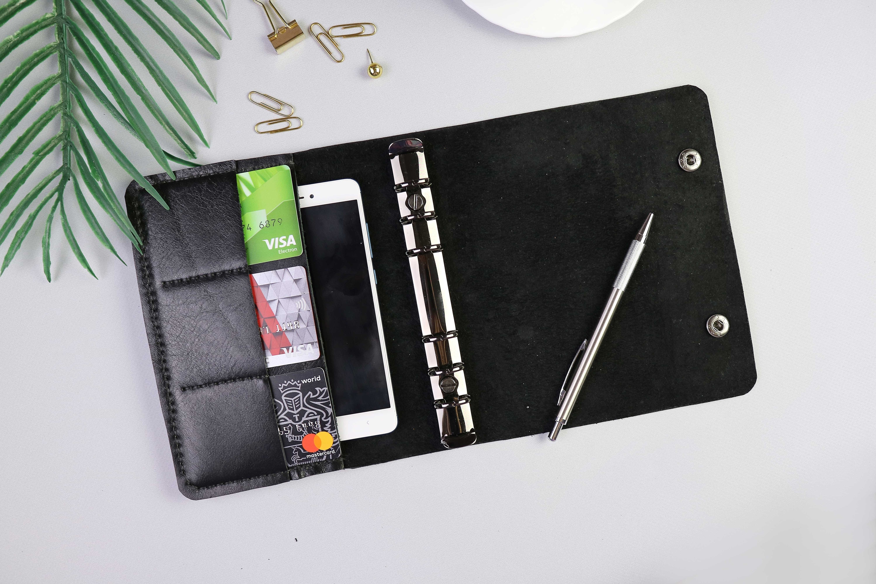 A6 binder a6 ring binder a6 planner cover leather | Etsy