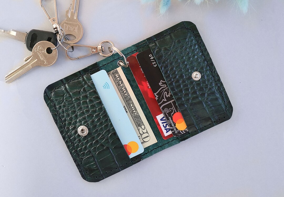 Keychain Wallet, Card Holder Kaychain, Small Wallet, Wristlet Wallet ...
