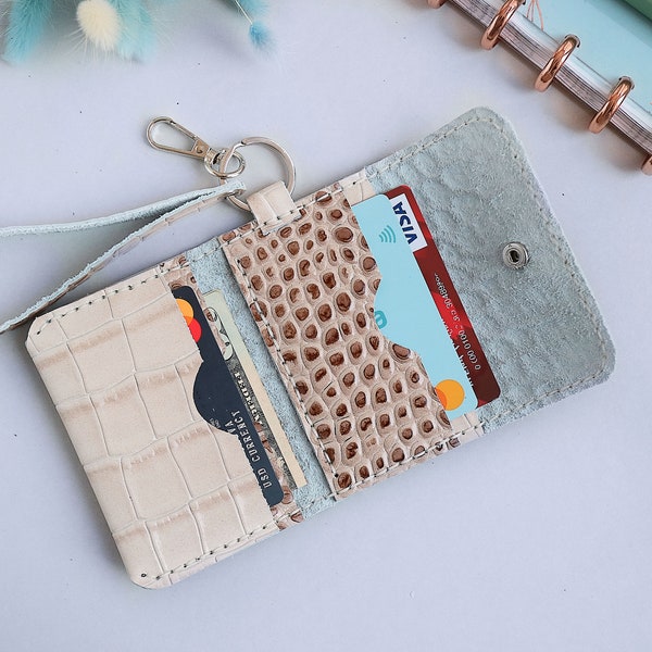 Keychain Wallet - Etsy