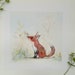 Fox Cub Giclee Print / Fox Illustration / Nursery Print / Fox Print ...