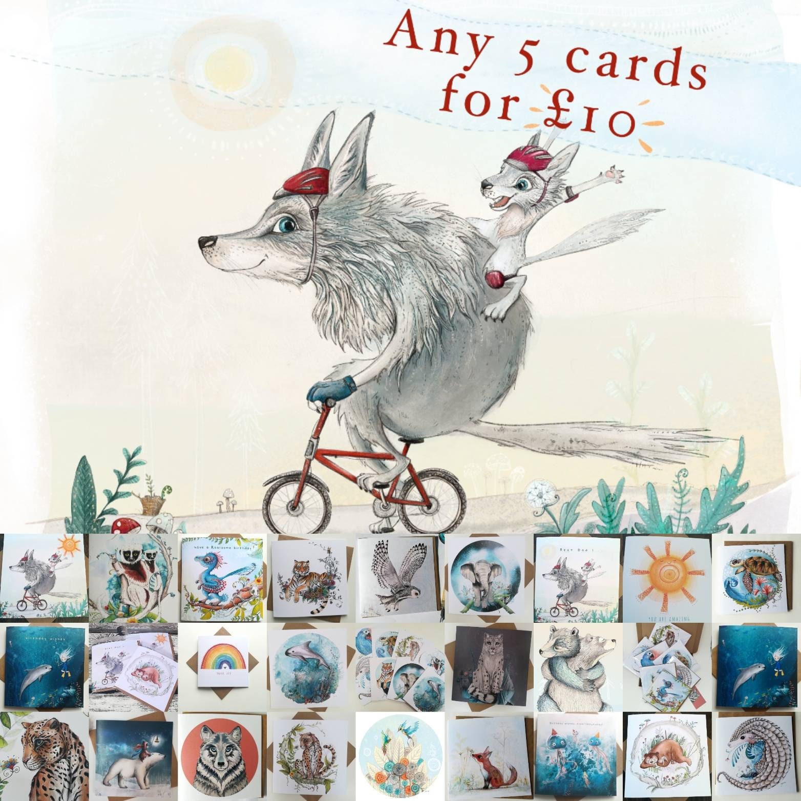 Choose Any 5 Cards for 10 / Mix and Match Cards / Bulk Cards / | Etsy