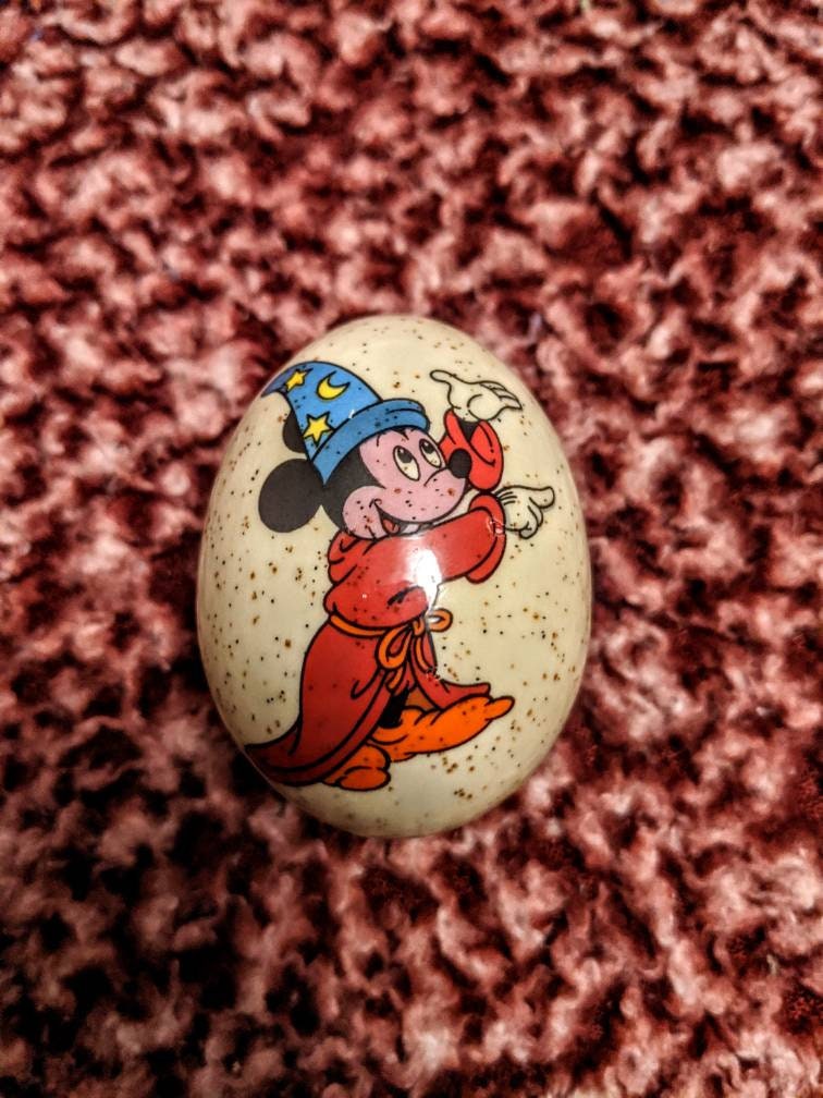 Adorable Vintage Mickey Mouse Ceramic Egg | Etsy