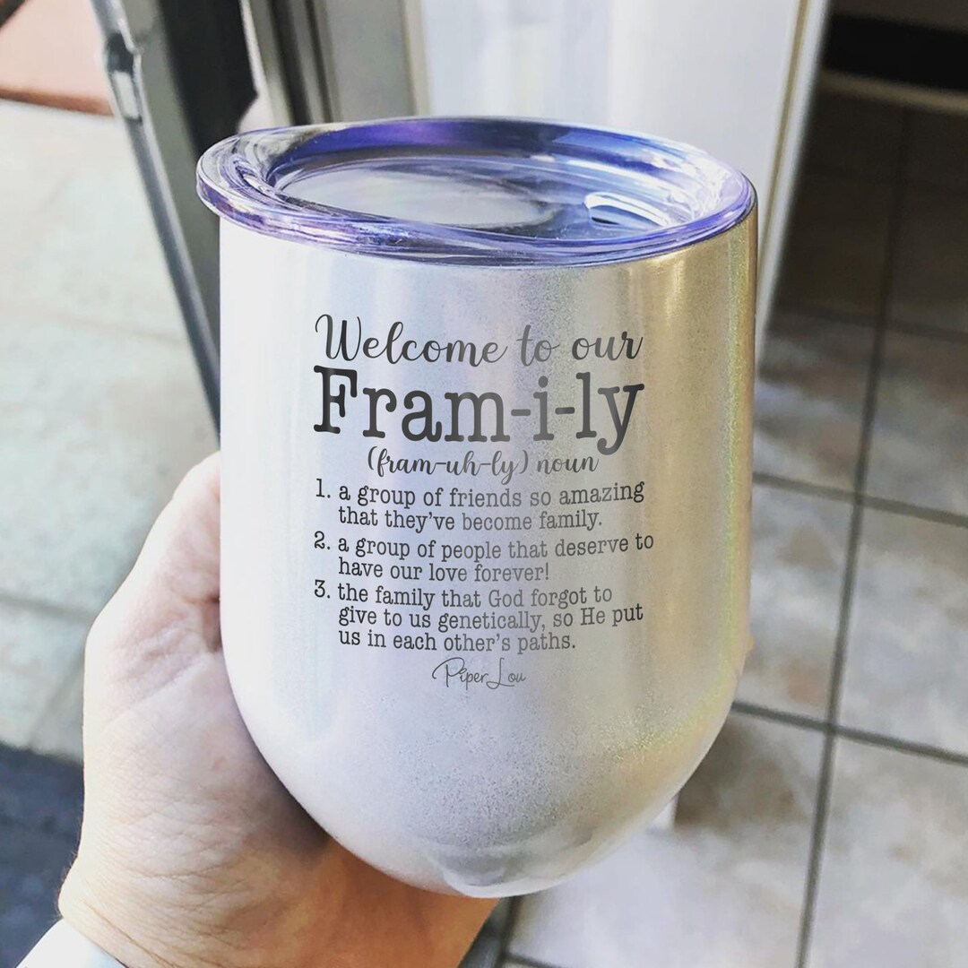 Framily Laser Etched Piper Lou Sparkle and Metallic Tumblers - Etsy
