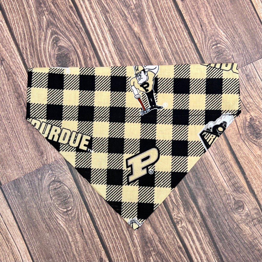 Purdue Over the Collar Bandana, Personalized Dog Bandana, Dog, Pet ...