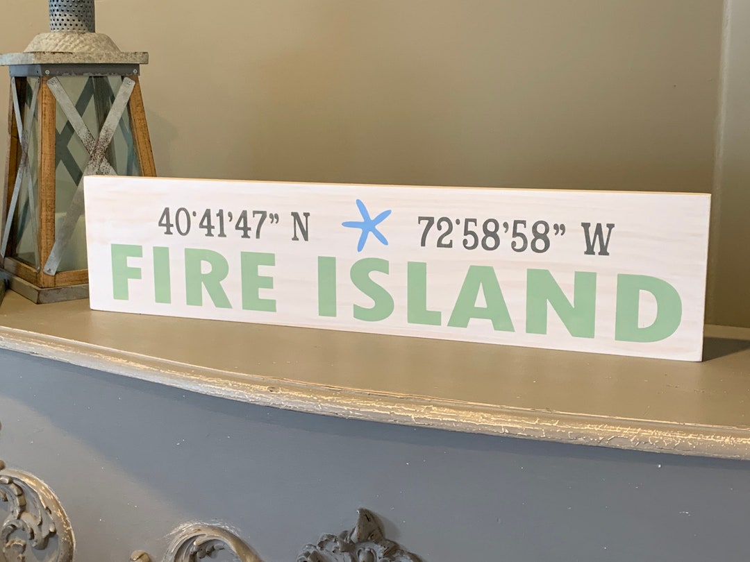 Fire Island Sign - Etsy