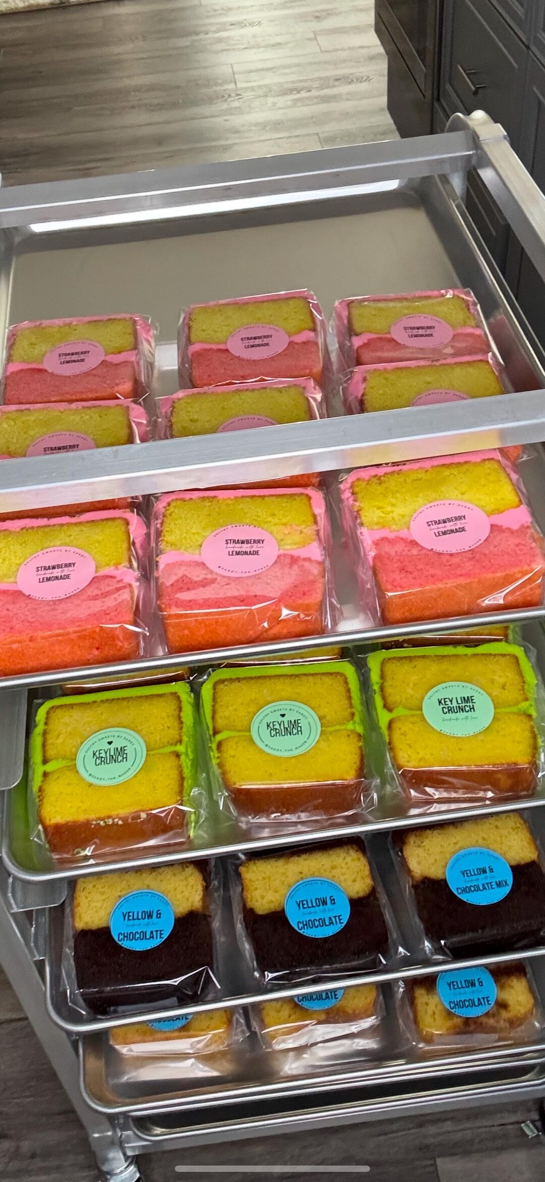 Cake Slice Sampler, 12 - Cake Slice Box, Happy Birthday Cake Slice ...