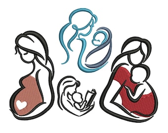 Mom-machine Embroidery Design 1318 - Etsy