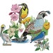 State Birds & Flowers Embroidery Design Value Pack - Etsy