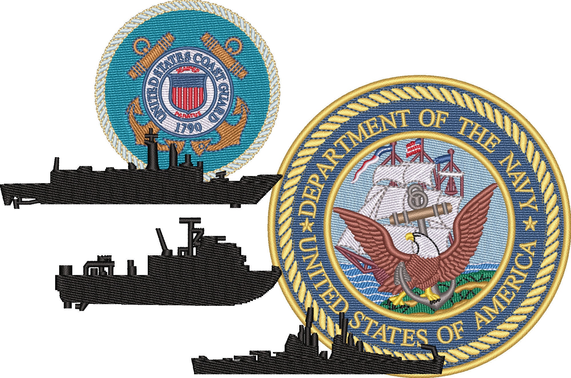 Military Embroidery Design Value Pack - Etsy
