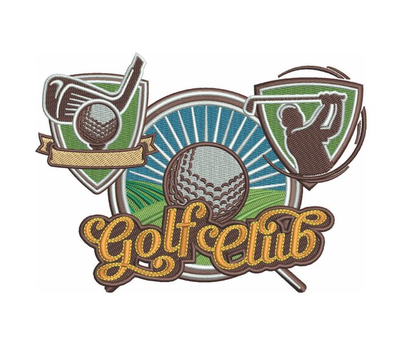 Golf Embroidery Design Value Pack - Etsy