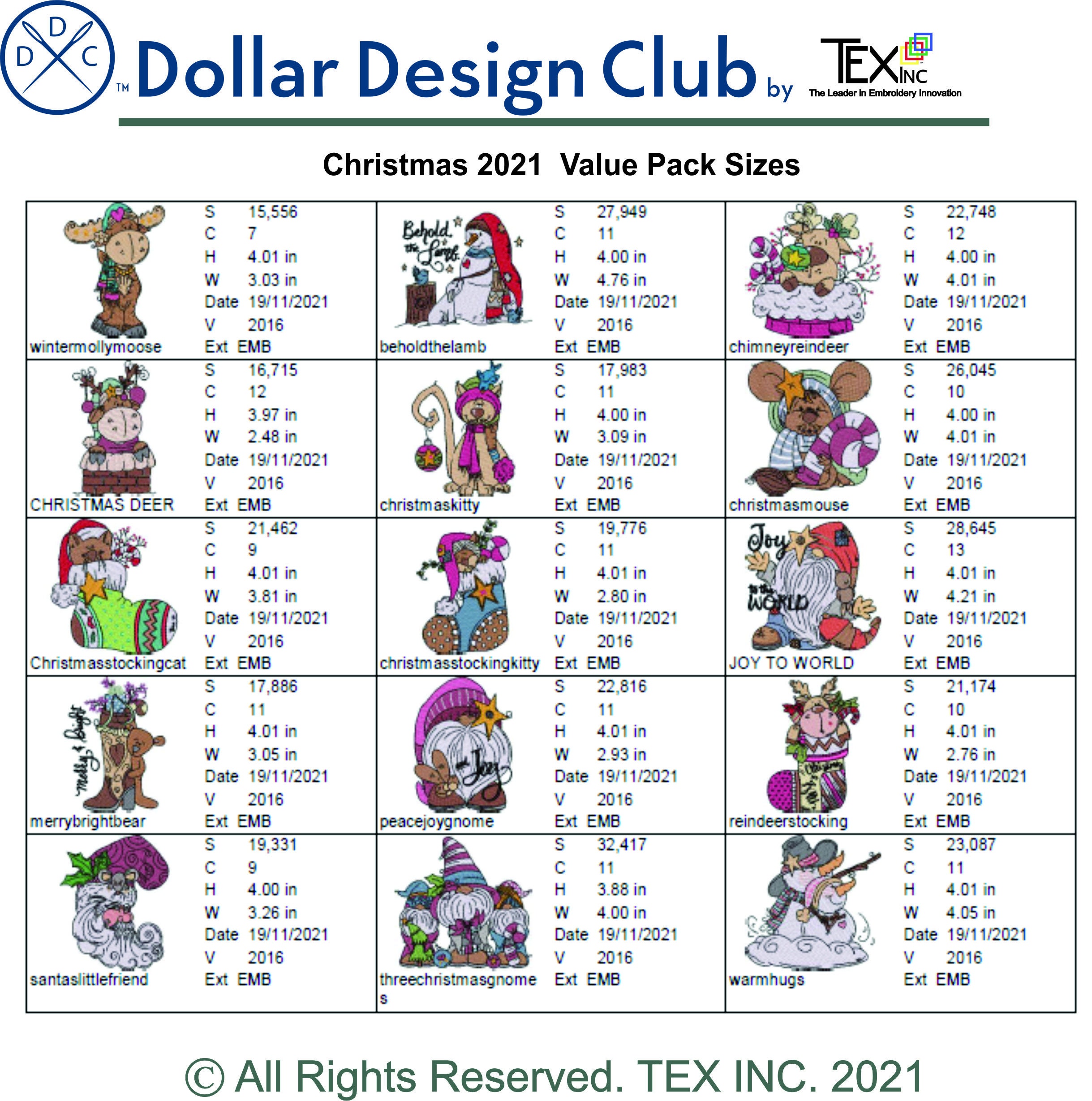 Christmas #1 Embroidery Design Value Pack - Etsy