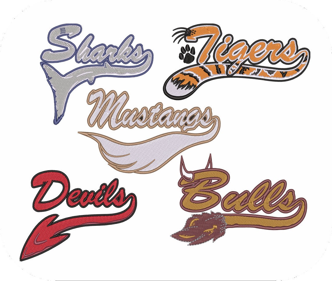 Mascot Font 1 Color Value Pack - Etsy