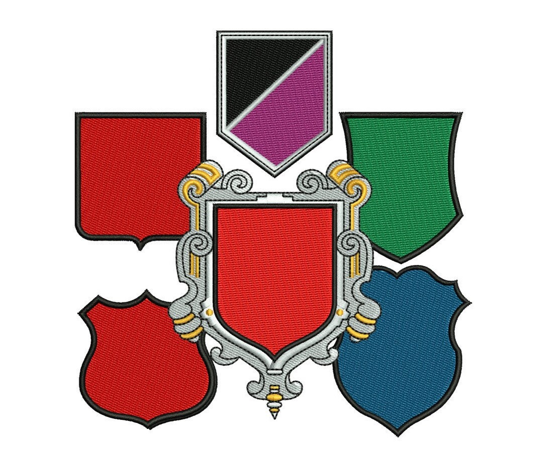 Shields Embroidery Design Value Pack - Etsy