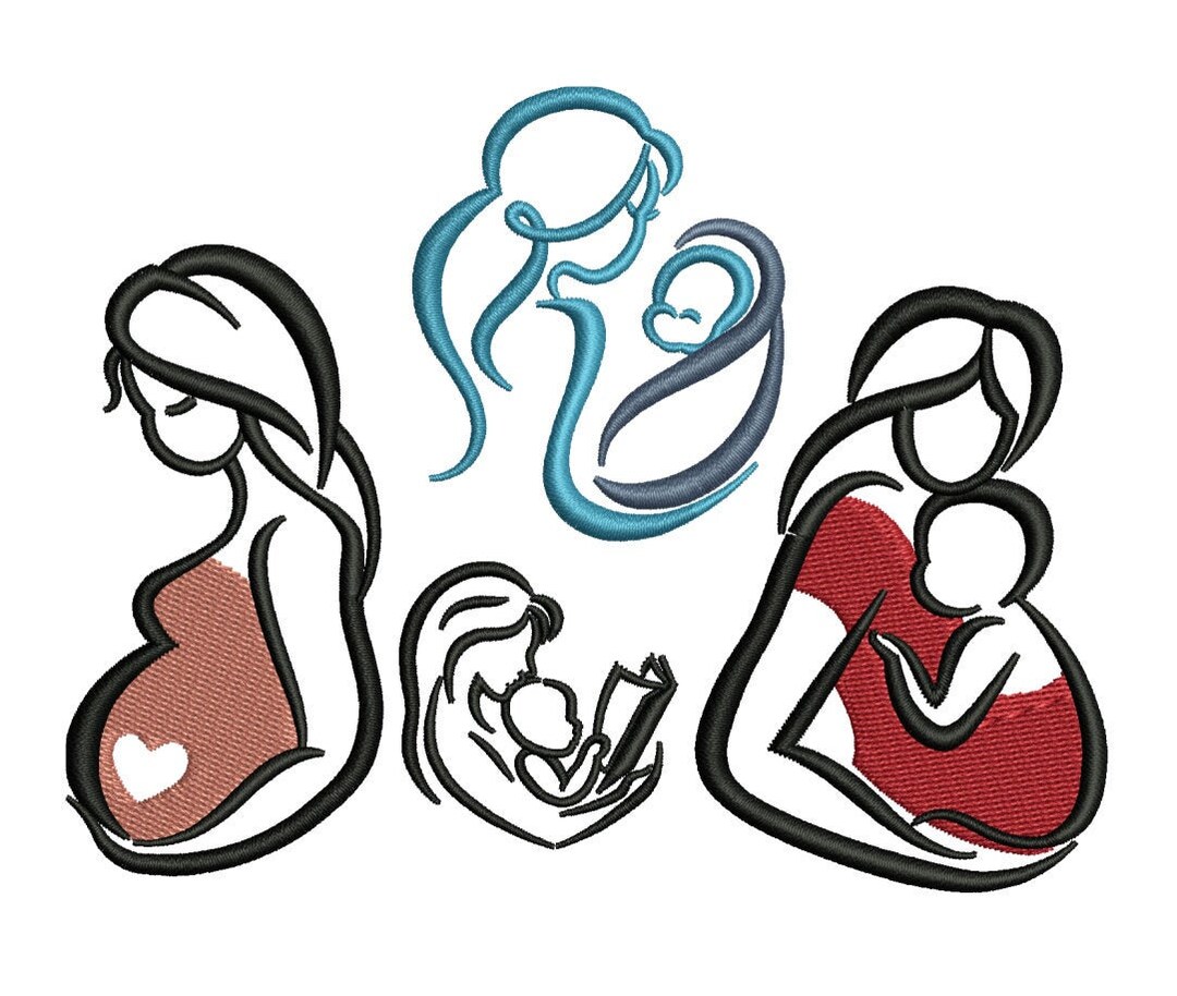 Mom Machine Embroidery Designs Pack | Mothers Day Mama Mommy Family ...
