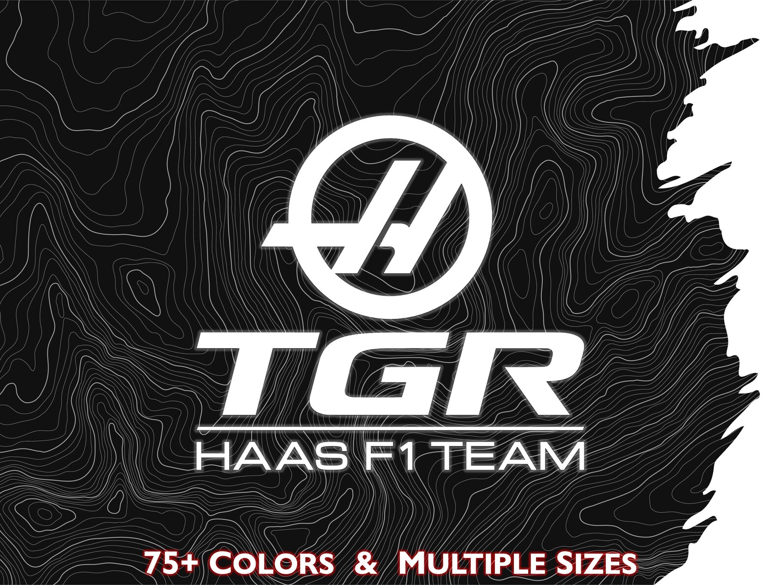 TGR Haas F1 Team Logo Vinyl Decal Sticker, Toyota, Formula 1 - Etsy