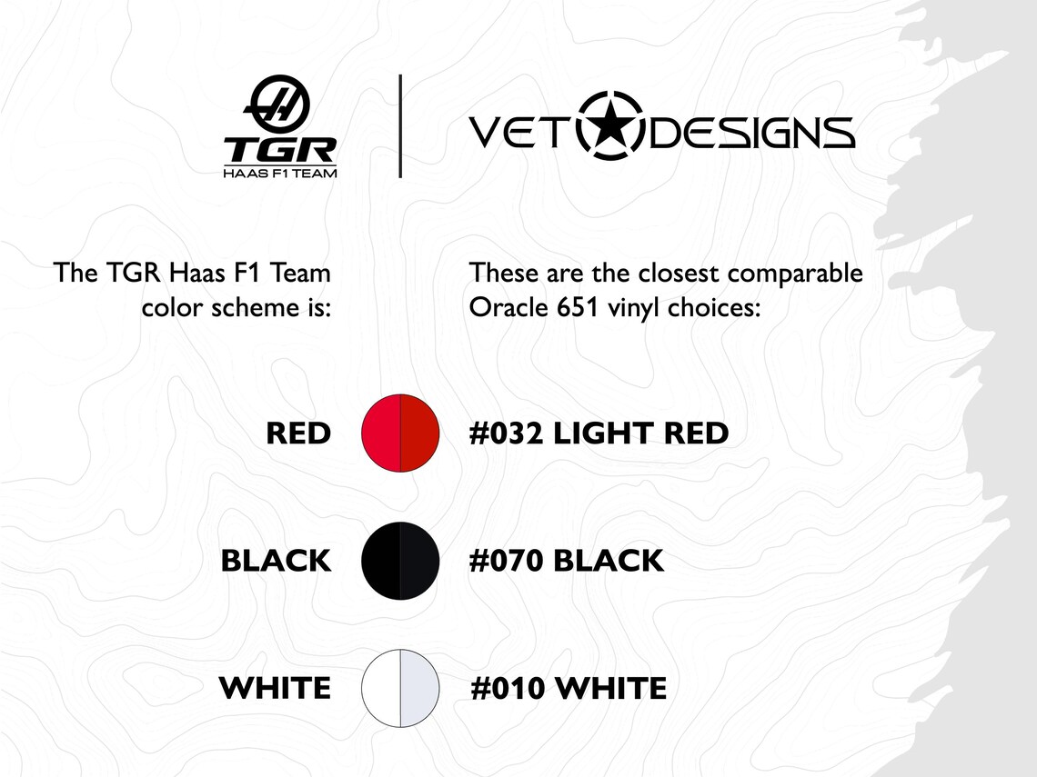 TGR Haas F1 Team Logo Vinyl Decal Sticker, Toyota, Formula 1 - Etsy