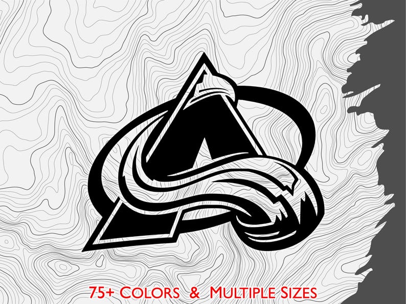 Colorado Avalanche Logo Vinyl Decal, Multiple Colors & Sizes, Denver ...