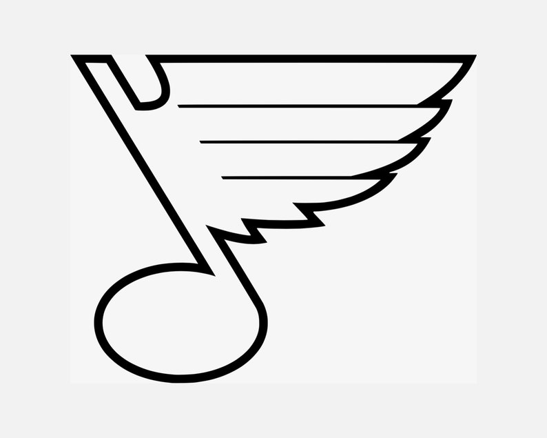 St. Louis Blues Logo Coloring Page Coloring Pages